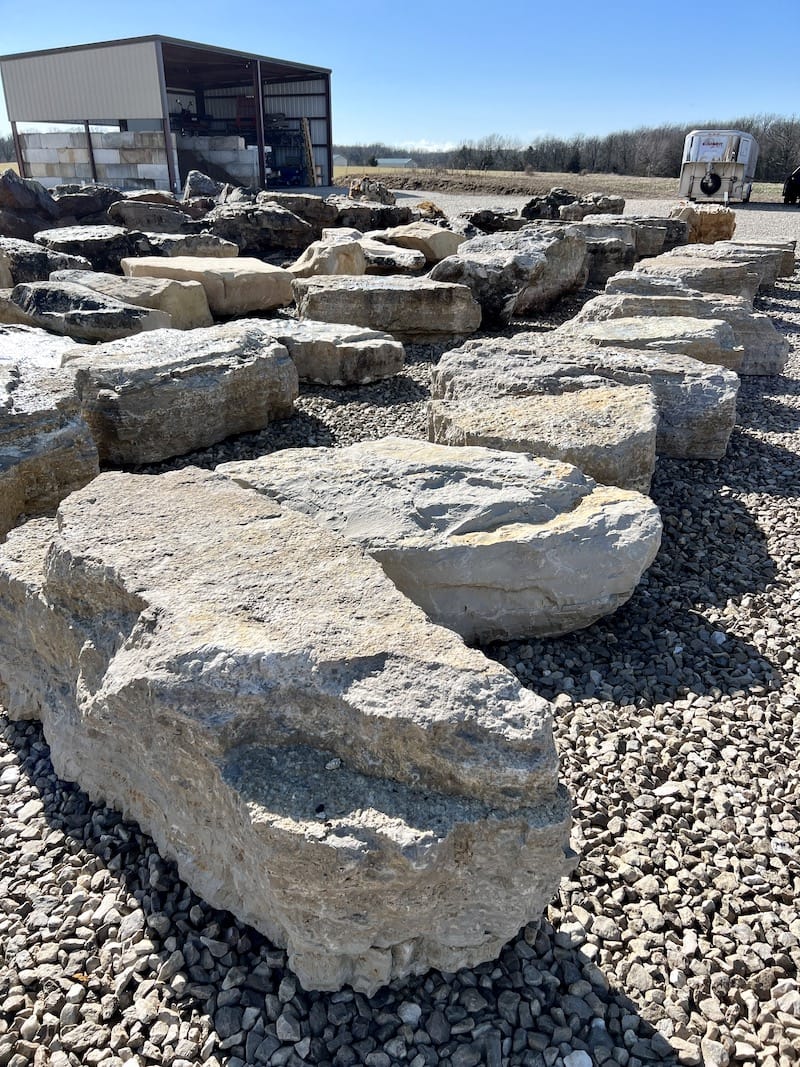 Limestone Boulders - Grass Roots